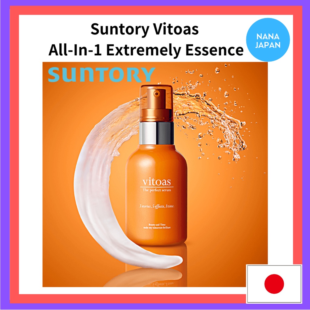 【Direct from Japan】Suntory Vitoas 120ml All-In-1 Extremely Essence 蜜得絲 ...