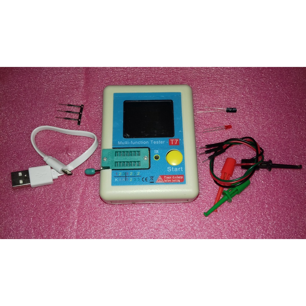 (BD45) LCR-T7 Transistor Tester TFT Diode Triode Capacitance ESR Meter ...