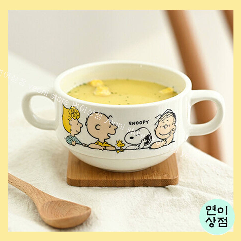 peanuts snoopy cereal bowl soup bowl kids 200ml | Shopee Malaysia