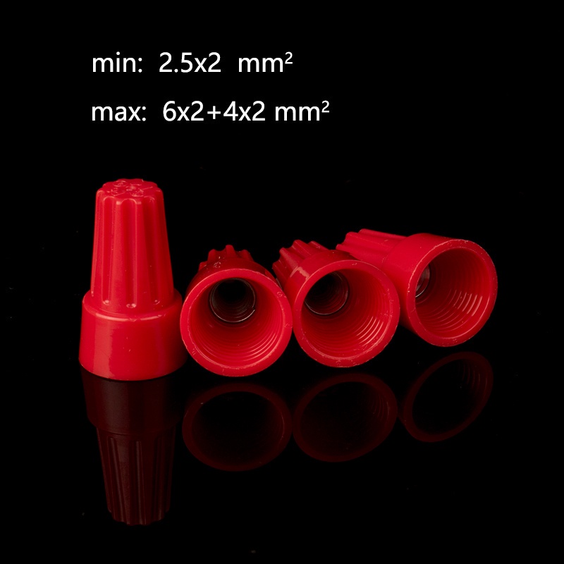 50 PCS spring screw type P1 wire connector wire connector rotary closed ...