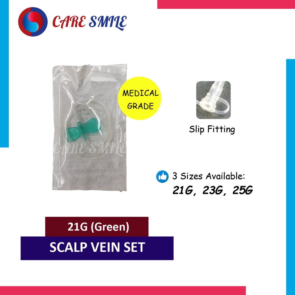 Scalp Vein Set Butterfly Needle 21G 23G 25G Winged Infusion Set Sterile ...