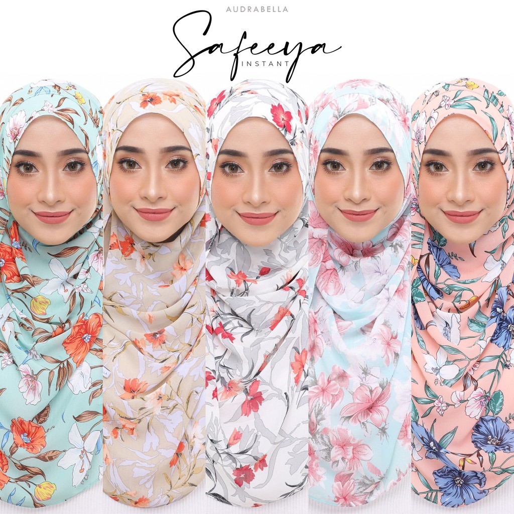 🔥READY STOCK🔥 SAFEEYA INSTANT - Tudung Raya 2020 (Printed Shawl) - Less ...