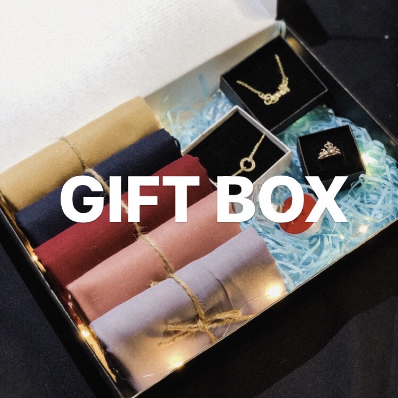Set Gift Box Murah/ Tudung / Kotak Hadiah Tudung / Birthday Suprise ...