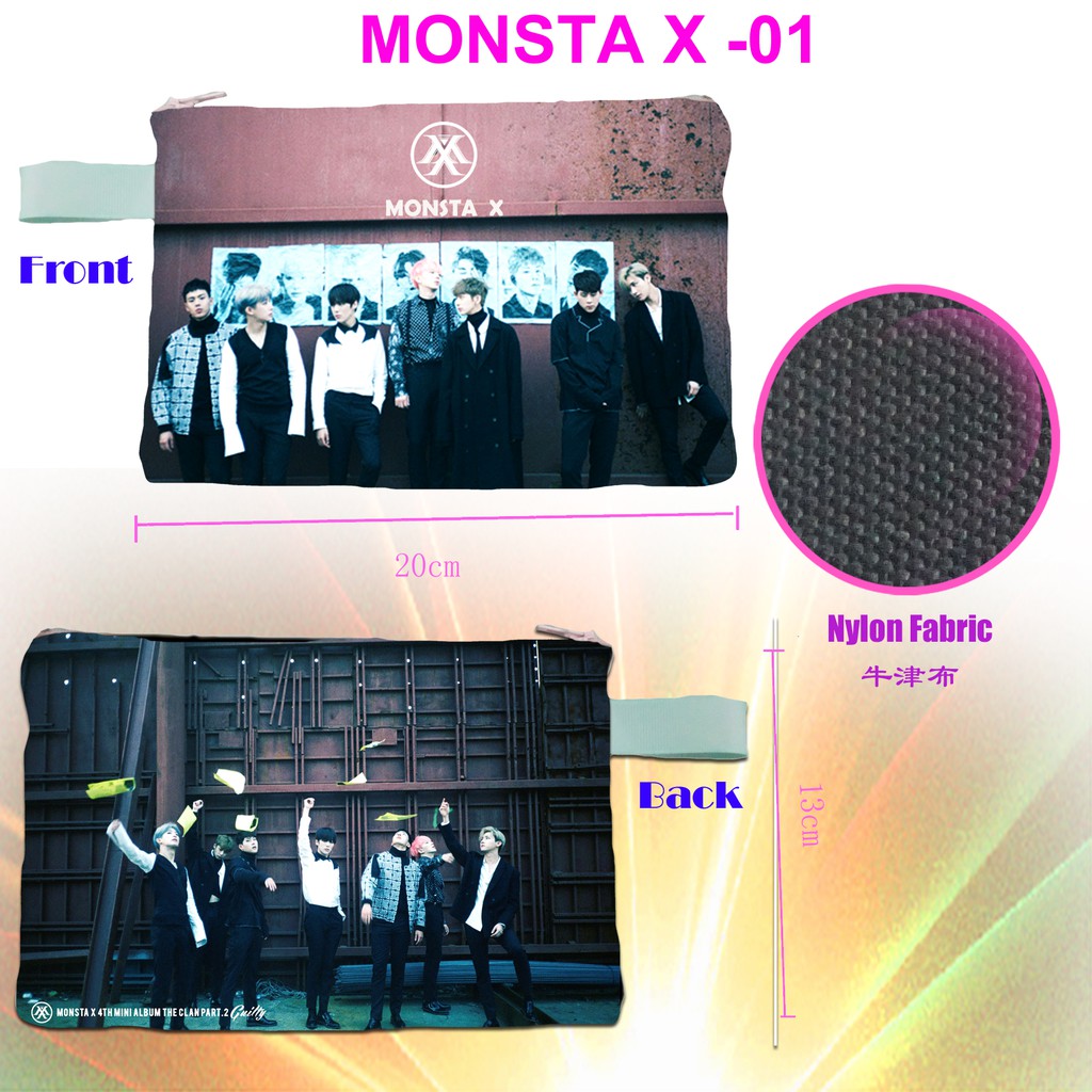 KPOP Monsta X Pencil Case (Ready Stock) | Shopee Malaysia