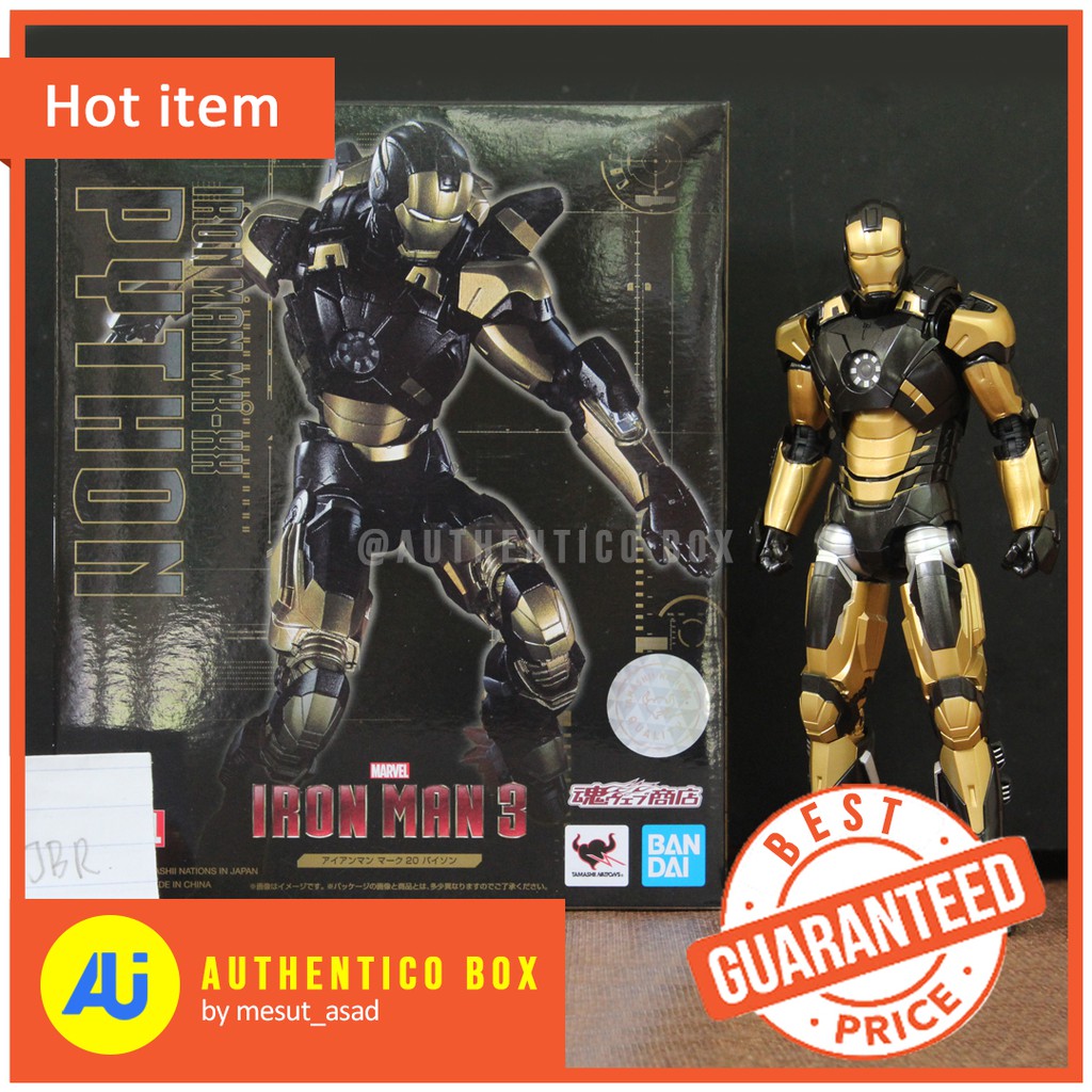 Bandai S.H.Figuarts Ironman 3 Iron Man Mark 20 MK XX Python SHF Tamashi ...