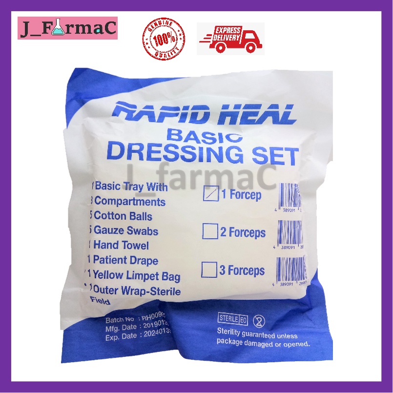 Rapid Heal Basic Dressing Set (1 Forcep) | Shopee Malaysia