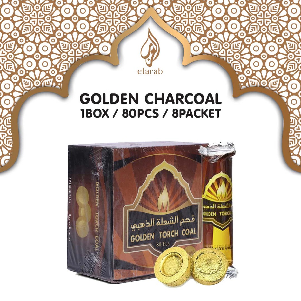 GOLDEN TORCH COAL (1 PAKET 10KETUL) ARANG UNTUK BUKHOOR | Shopee Malaysia