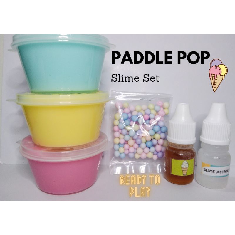 Paddle Pop Slime Ready To Play 🍦 (2oz) | Shopee Malaysia