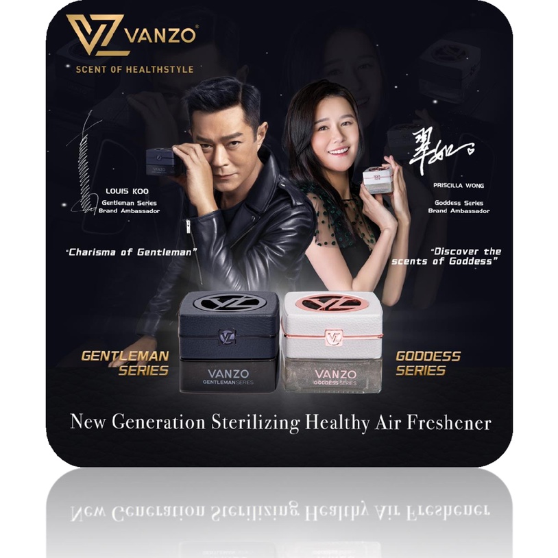 Vanzo Product Duo Series Gentleman Goddess Car Perfume Full Series ...