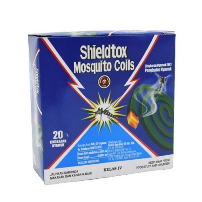 Shieldtox Mosquito Coils/ Lingkaran Nyamuk (20 Coils) Original Box ...