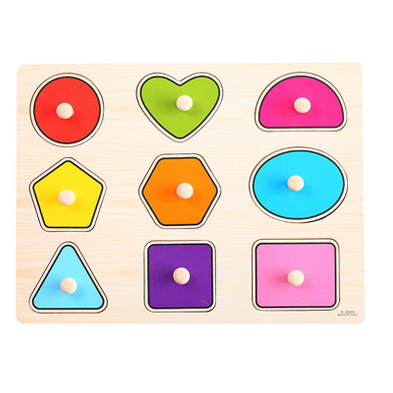 Educational Shape Learning Wood Puzzle (READY STOCK) | Shopee Malaysia