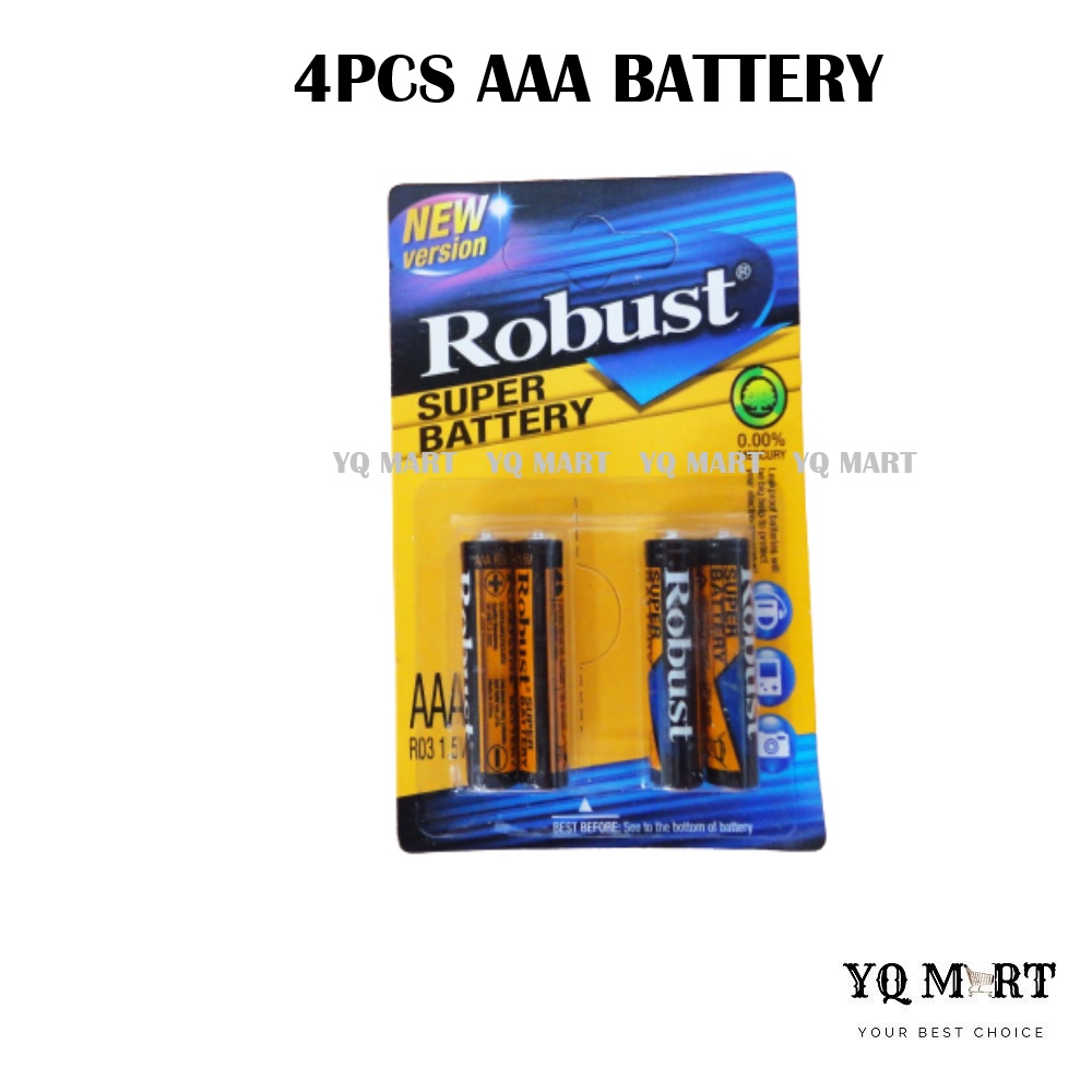 4PCS AAA Battery/ 3A Battery/ Bateri AAA | Shopee Malaysia