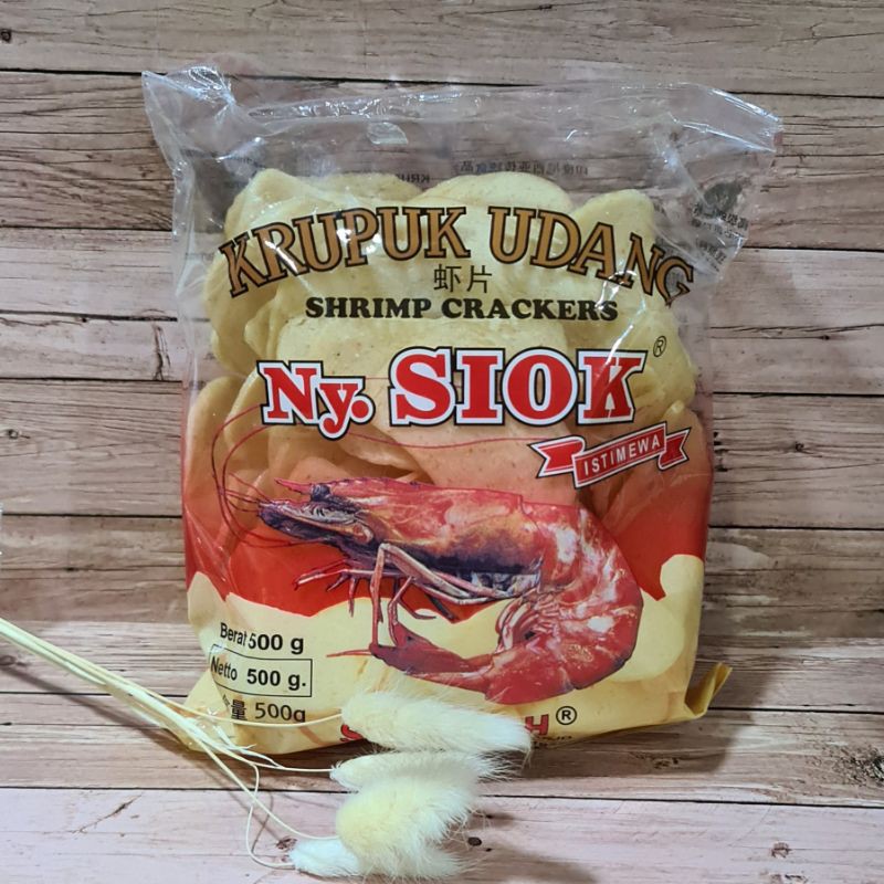 Ny Siok - Oval Shrimp Crackers / Krupuk Udang 500g | Shopee Malaysia