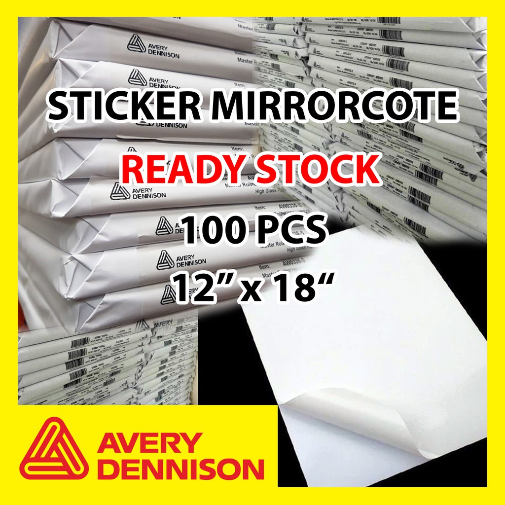 [READY STOCK] Stickers Mirrorkote | Nama / Label / Stiker Produk ...