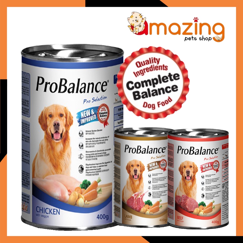 ProBalance Dog Can Wet Food 400g / Dog Can Food | Shopee Malaysia