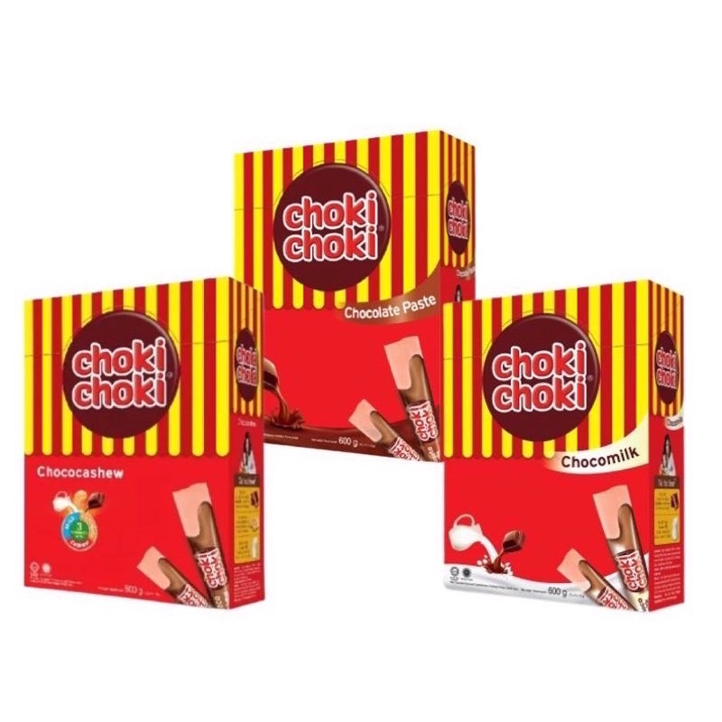 ChokiChoki Chocomilk/Chocolate paste/ chocochasew/巧克力/巧克力棒/小零食12pcs ...