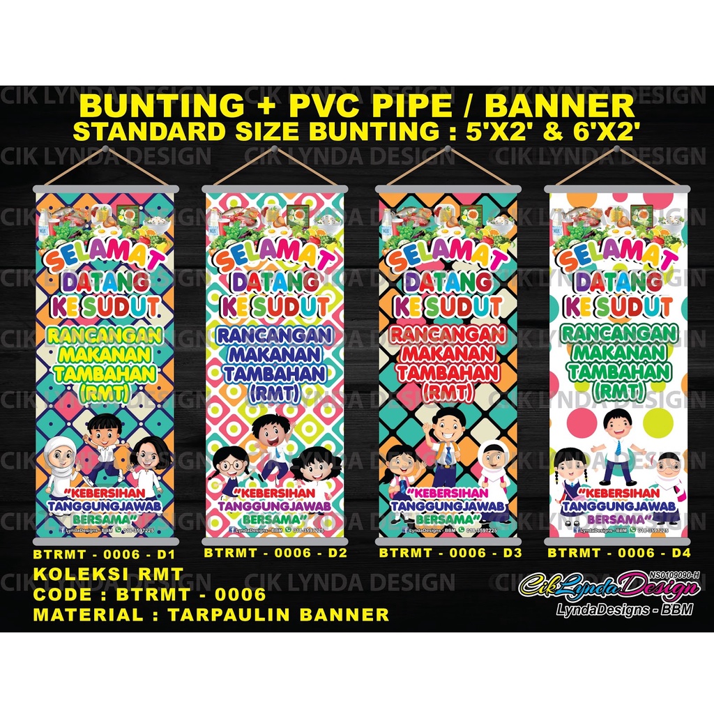 PRE-ORDER - BUNTING + PVC PIPE - SELAMAT DATANG KE SUDUT RMT SEKOLAH ...