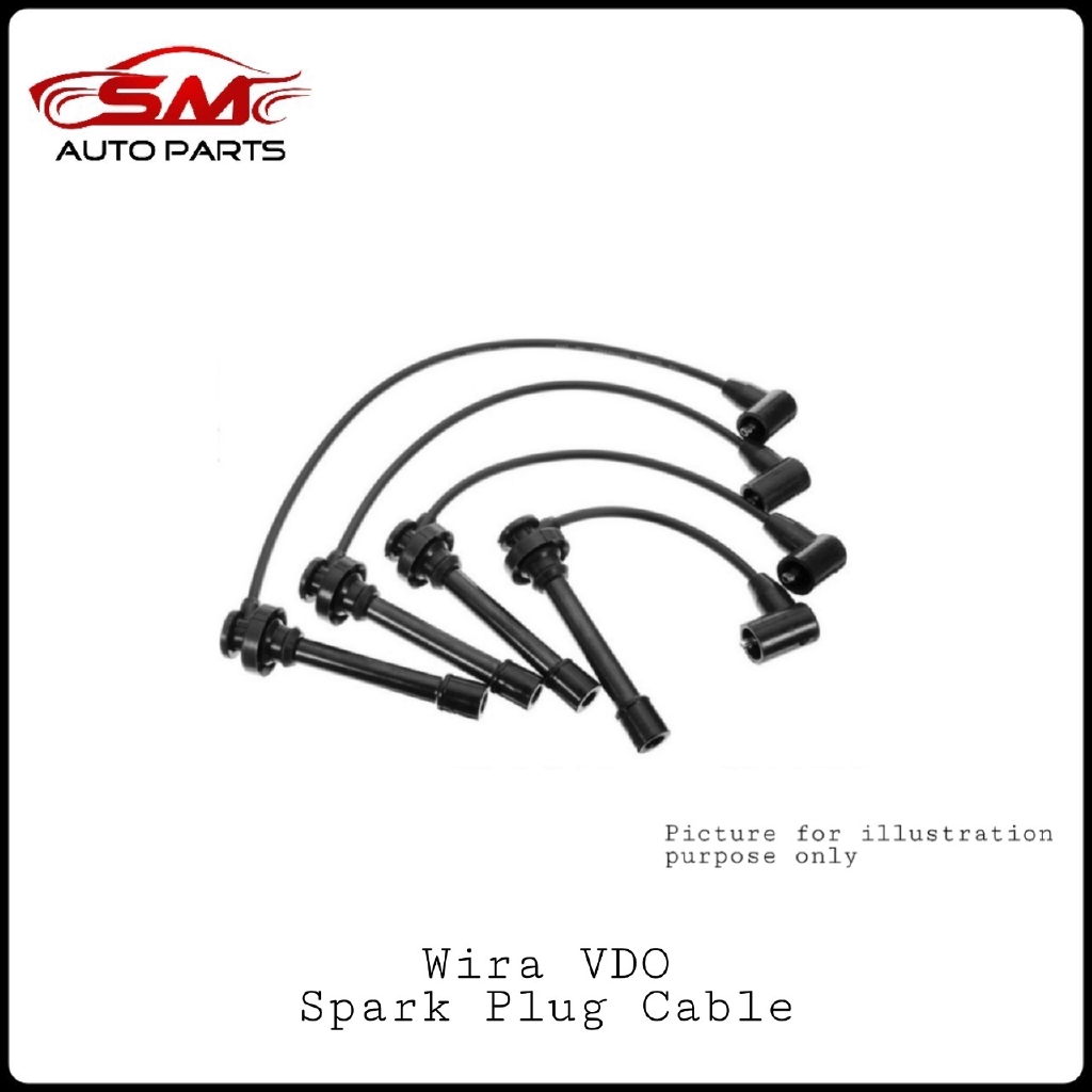 Proton Wira VDO Fuel Injection Spark Plug Cable Set / Plug Wire ( High ...