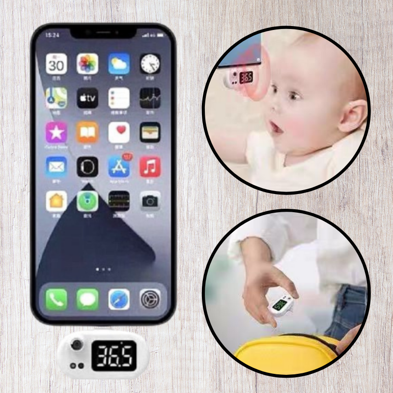 Mobile Phone Thermometer Ready Stock / Non Contact Infrared Termometer ...