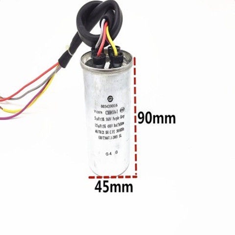 Double Barrel Washing Machine Semi-Automatic Start Capacitor CBB65A-1/ ...