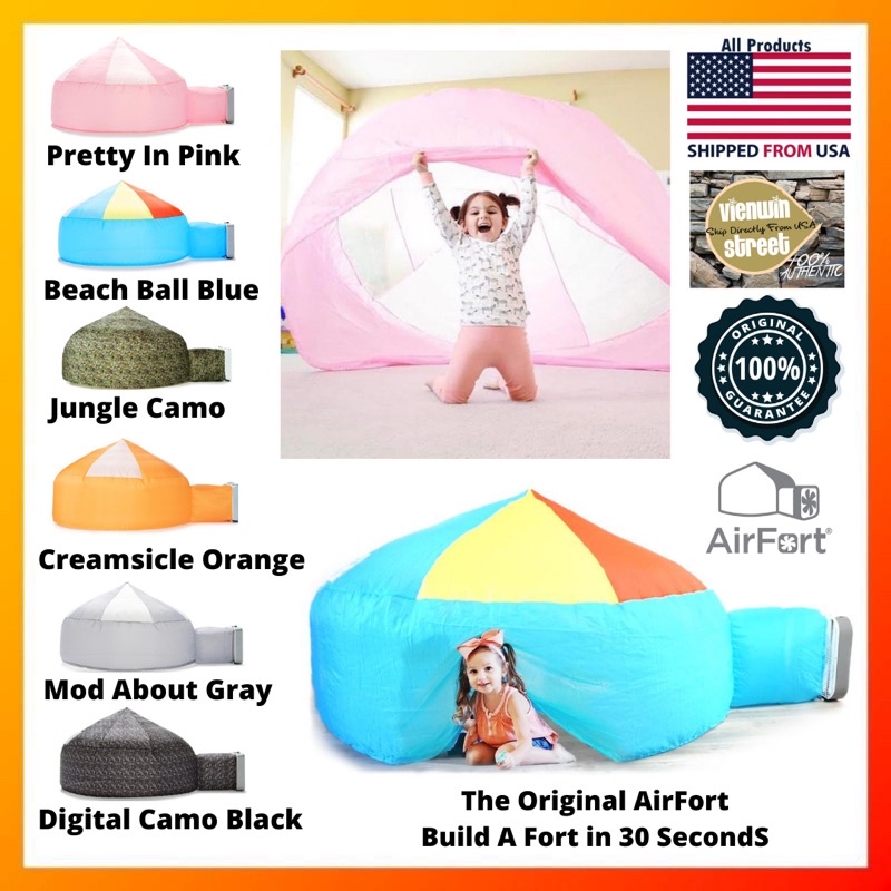 The Original AirFort Build A Fort in 30 Seconds (Boxfan not included ...