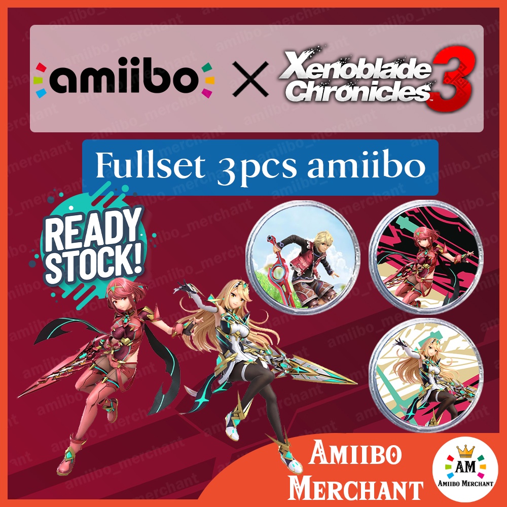 NEW Fullset 5pcs Xenoblade Chronicles 3 Noah Mio Amiibo | Shopee Malaysia