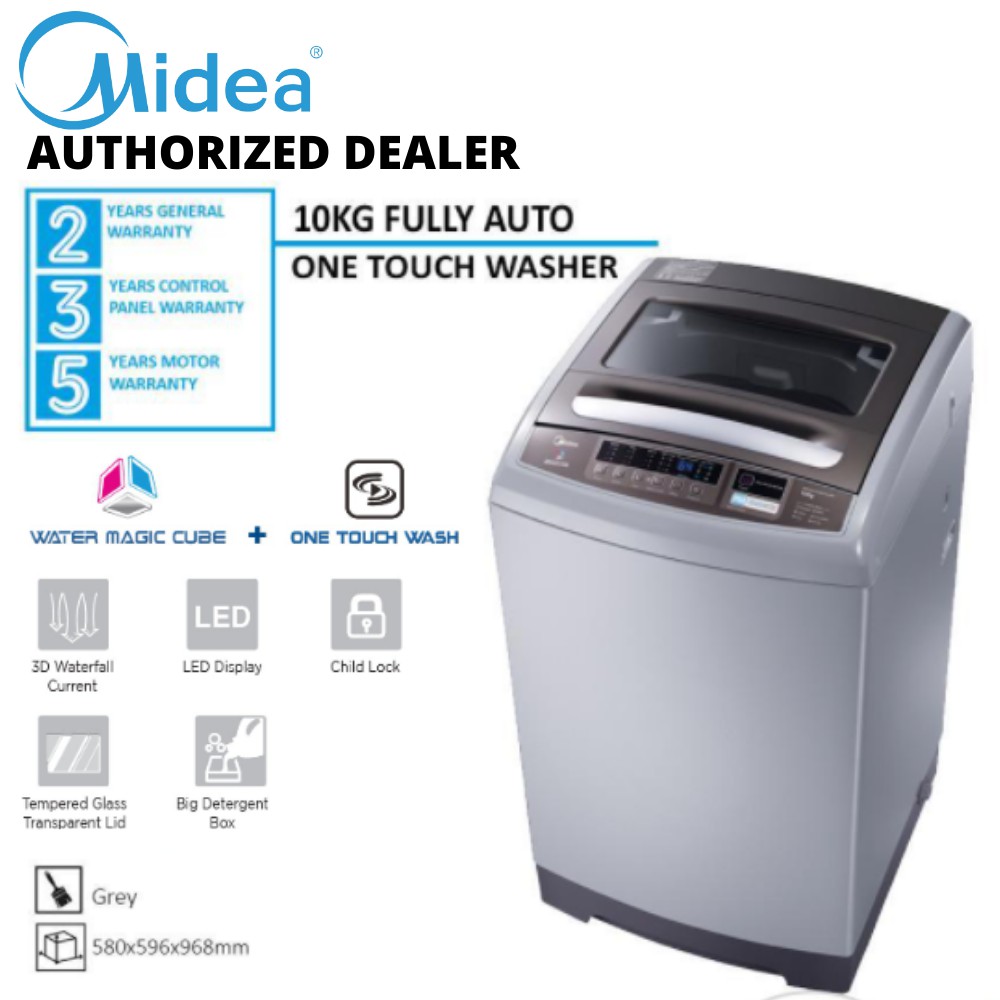 Midea Washing Machine MFW-1050MV2 10KG Fully-Auto Fuzzy Logic Magic ...
