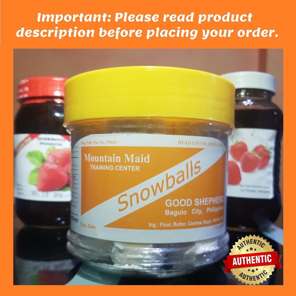 Snowballs / Snow Balls Baguio products pasalubong | Shopee Malaysia