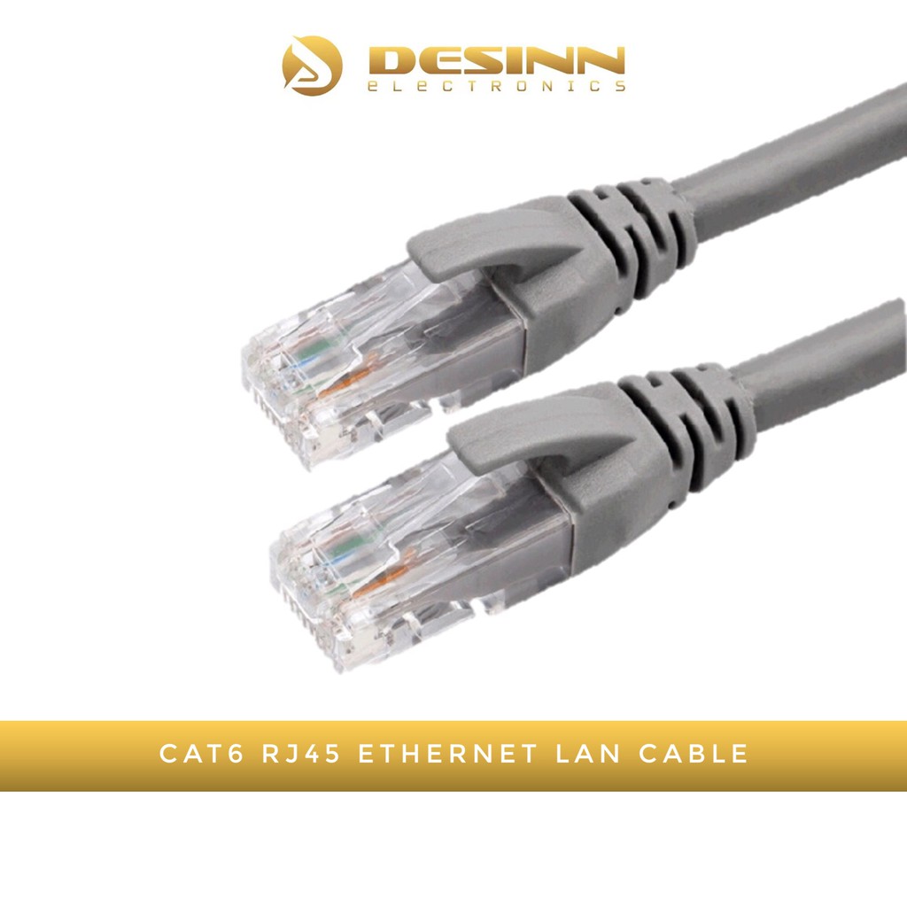 CAT6 RJ45 Ethernet Networking LAN Cable Gigabit 10/15/20/25/30 Meter ...