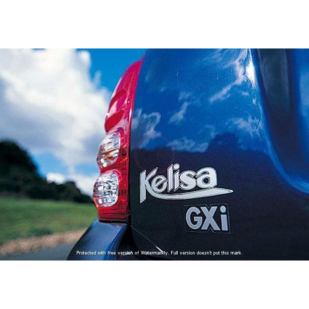 CFS257 Kelisa GXi Stiker Sticker Vinyl Decal Stripes Cermin Depan ...