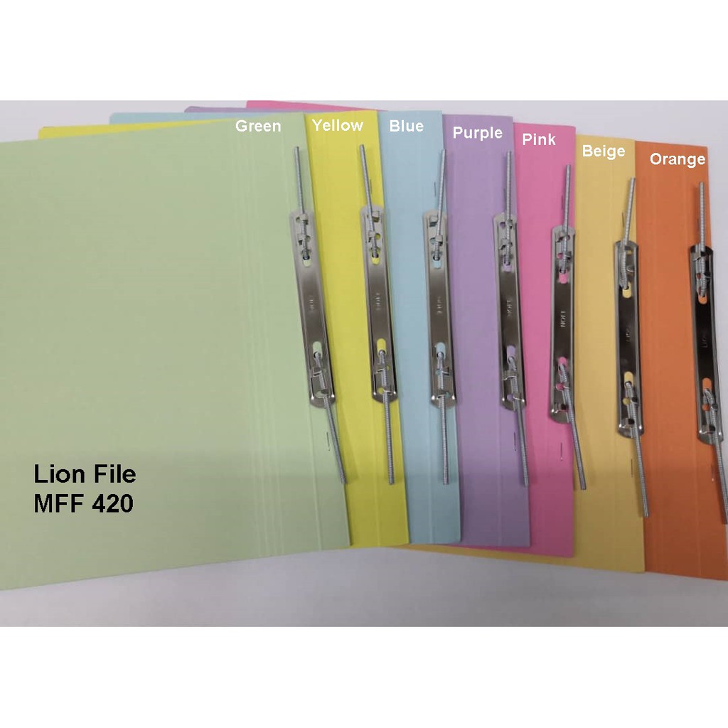 Lion MFF 420 Manila Flat Spring File (Thick Paper) | Shopee Malaysia