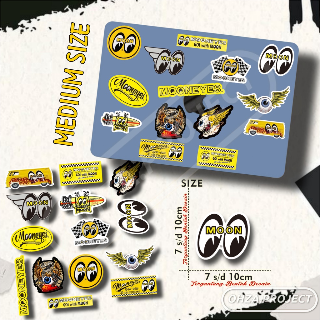 Mooneyes Sticker VOL. 2 SPEEDSTER Motorcycle Helmet Stickers Waterproof ...