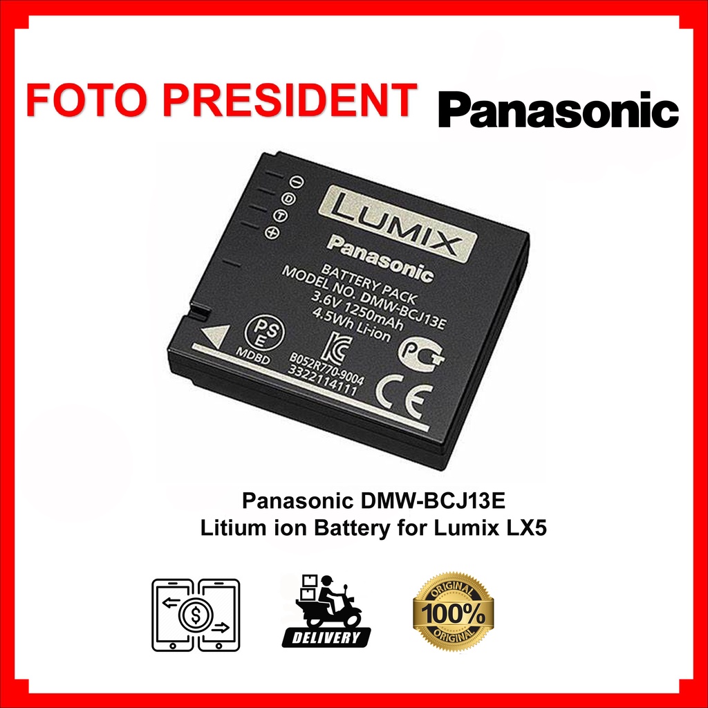 Panasonic DMW-BCJ13E - Litium ion Battery for Lumix LX5 | Shopee Malaysia