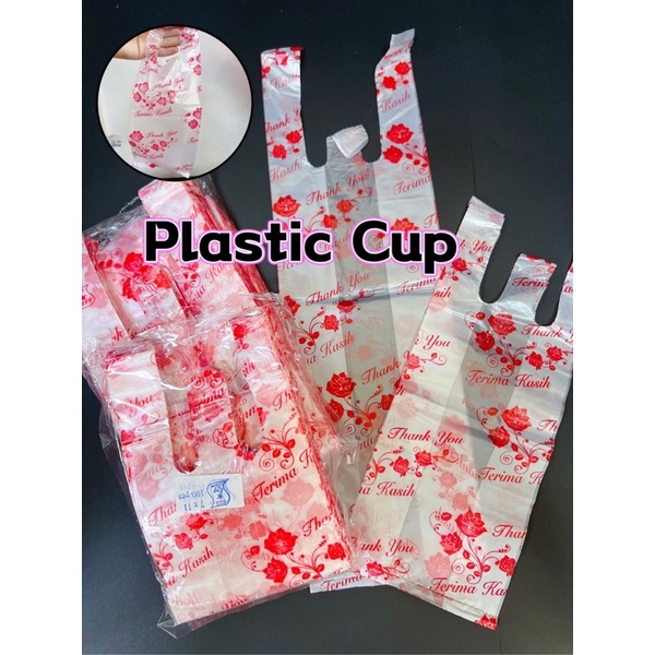 Plastic Cup corak Bunga-100pcs | Shopee Malaysia