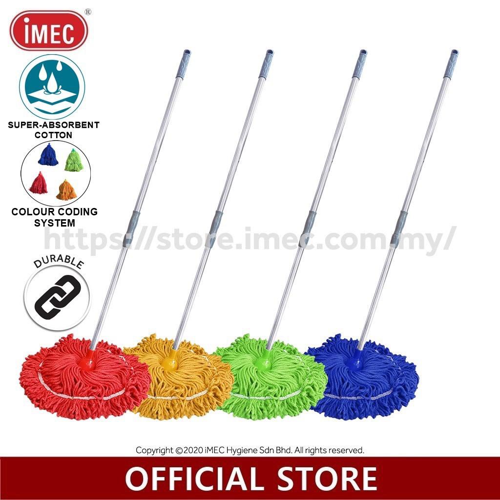 301-2076-COM-1 MFD350 Microfiber Round Lopped Mop With H140 Handle ...