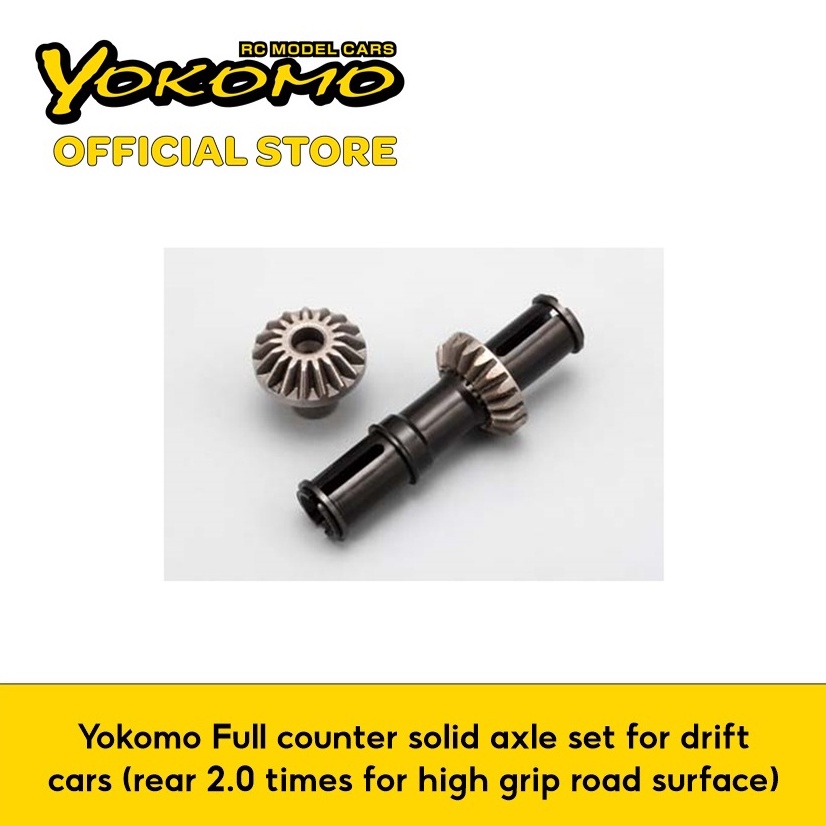 Yokomo Full counter solid axle set for drift cars (rear 2.0 times for ...