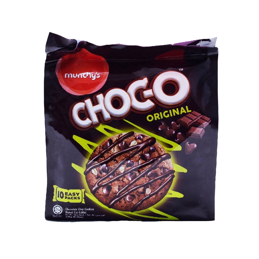 Munchy's CHOC-O Chocolate Chip Cookies (235g) - 3 Variants MD1 | Shopee ...