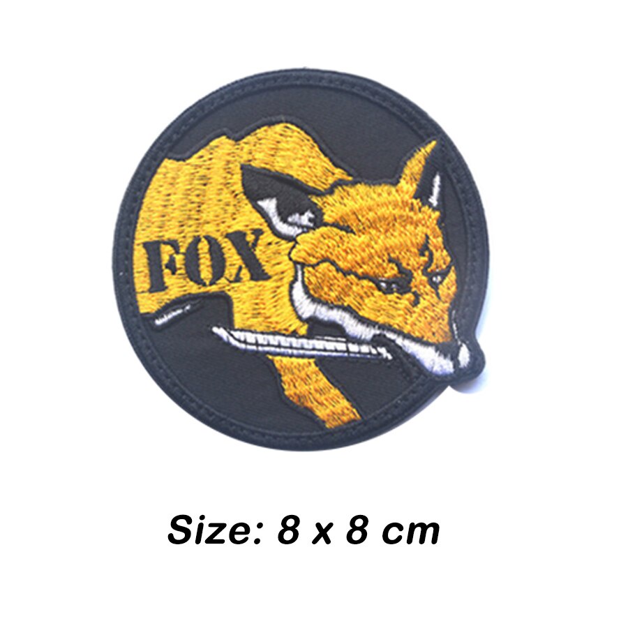 Metal Gear Solid Foxhound Emblem Patch Fox Hound Uniform Patch ...