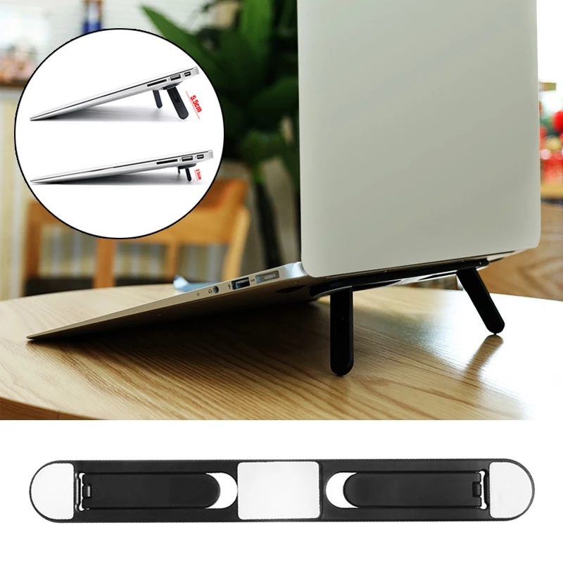 Portable Foldable Laptop Stand/ Self-adhesive Desktop Universal ...