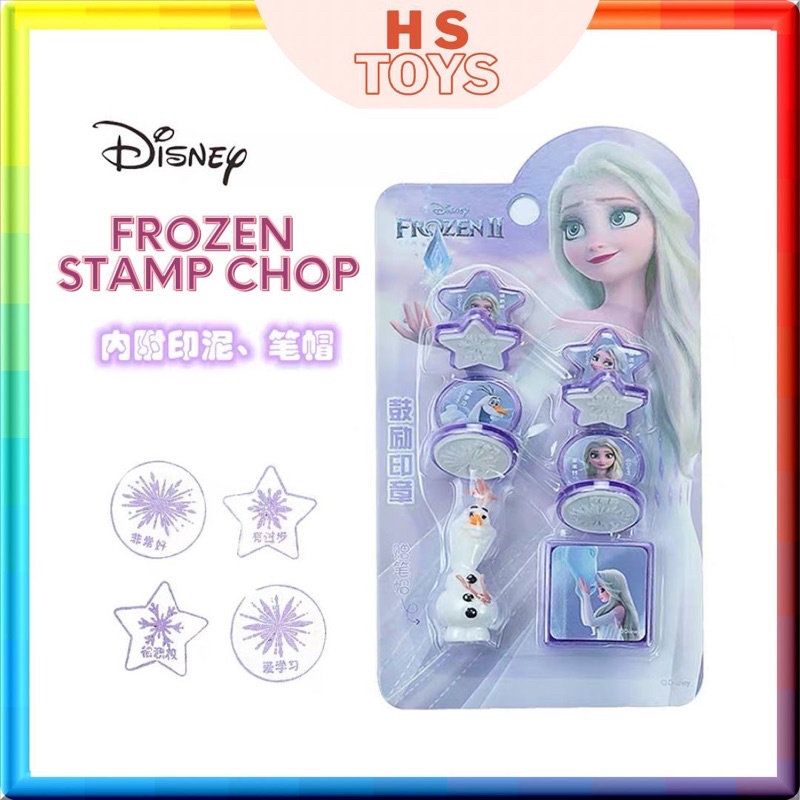 🔥Ready Stock🔥Toys Kids Disney frozen Elsa kids reward stamp Set ...