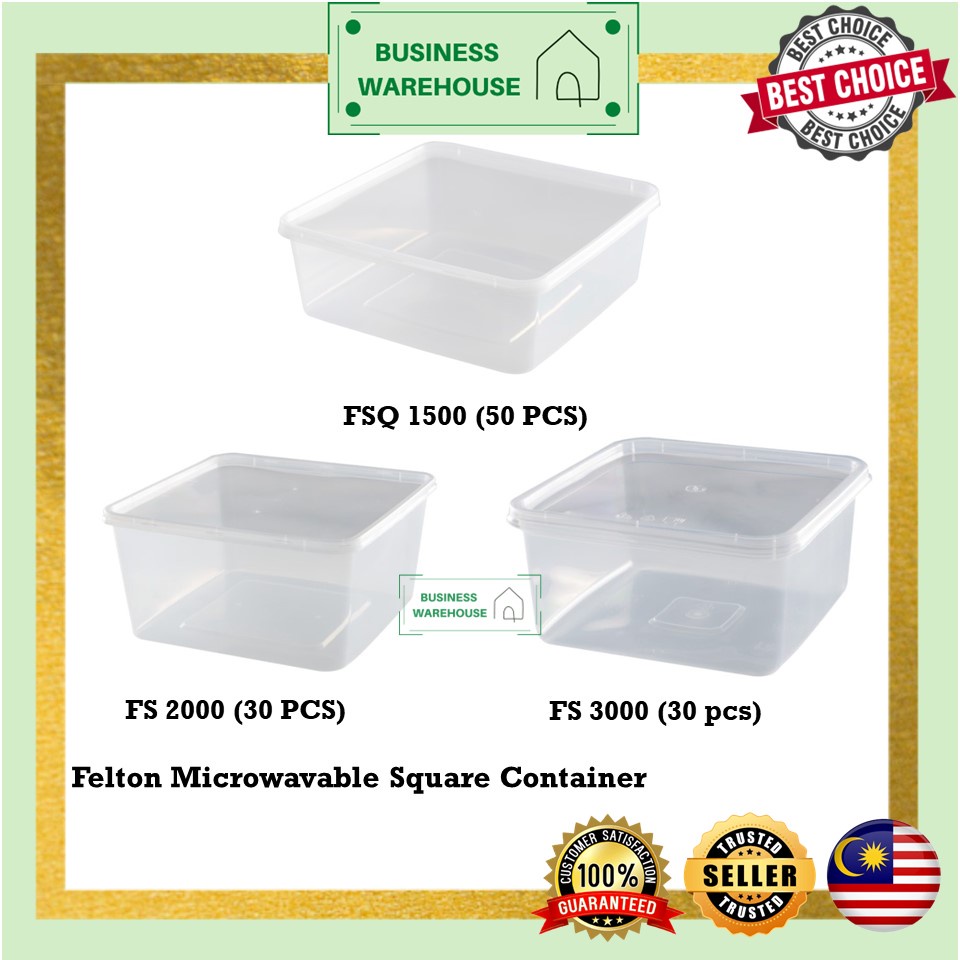 Felton/ Teka FSQ1500 / FS2000 / FS3000 Microwavable TAPAU Square ...