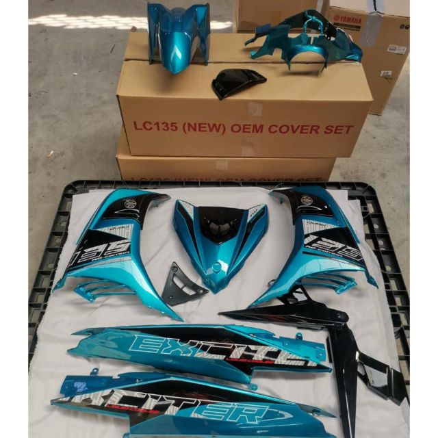 COVER SET OEM LC135 V2/V3/V6 CYAN EXCITER OFFER OFFER OFFER ...