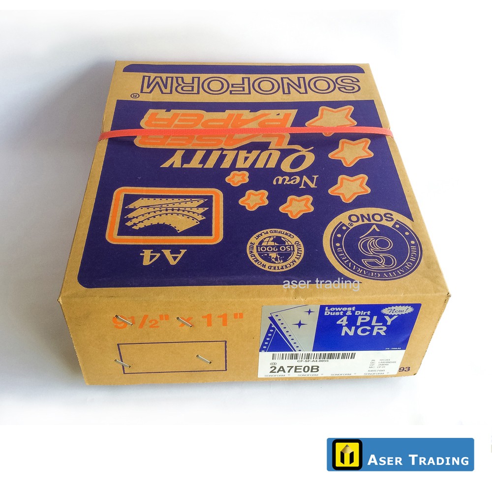 SONOFORM COMPUTER FORM - 4 PLY NCR (270FANS) | Shopee Malaysia