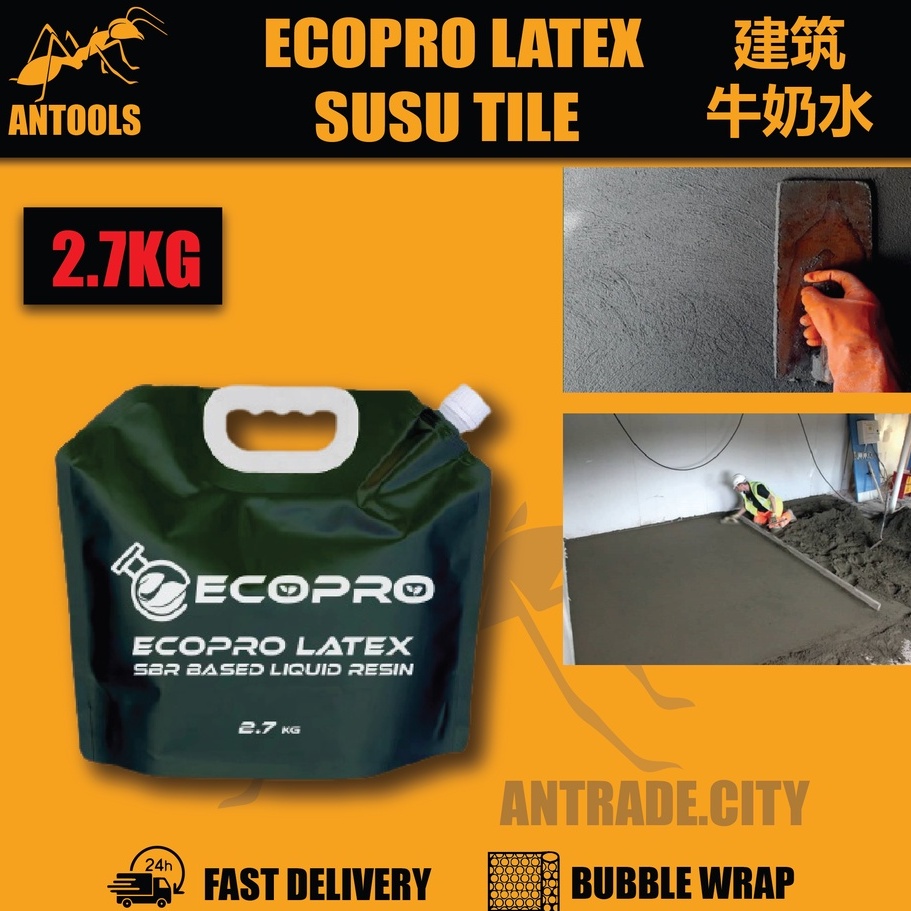 Eco Latex SBR Bonding Agent 2.7kg / Susu Tile Adhesive / Gum Susu / 建筑 ...