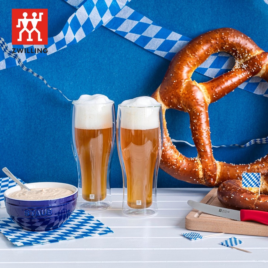 ZWILLING SORRENTO Borosilicate Double Wall Beer Glasses 400ml, 2-pc Set | Shopee Malaysia