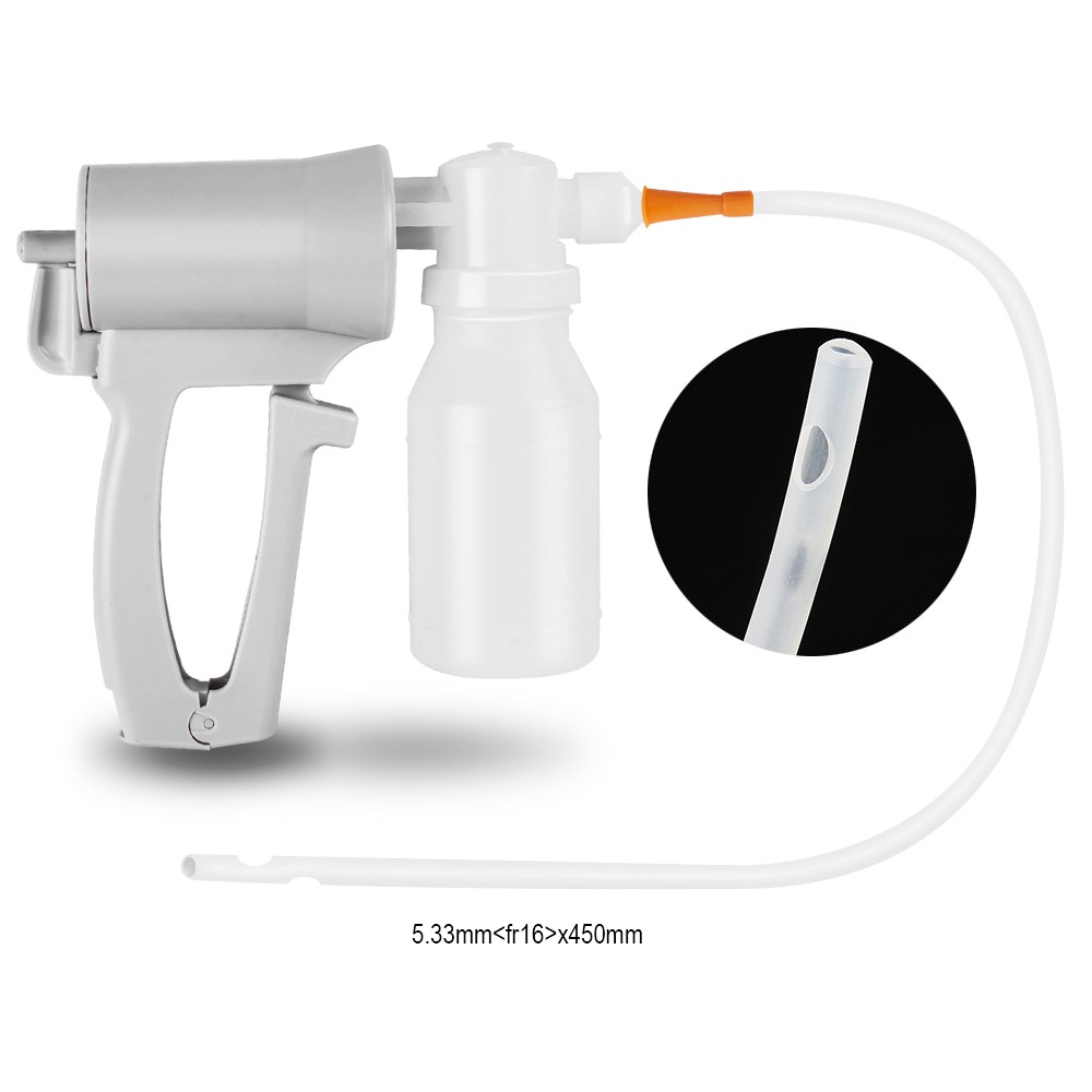 EMS EMT Manual Portable Suction Pump White Hand Help Suction Pump ...