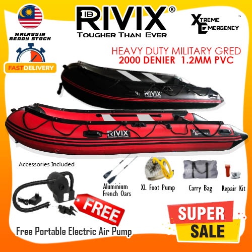 Malaysia Ready Stock RIVIX Fishing Inflatable Boat IB XE series Xtreme ...