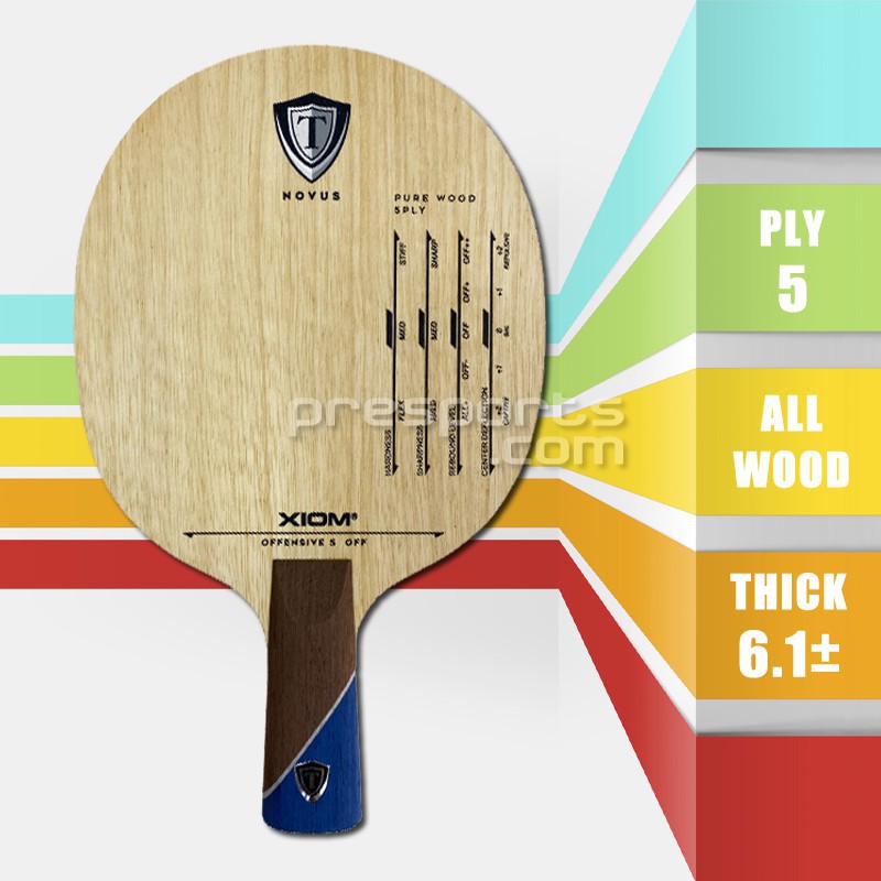Xiom NOVUS Offensive S Table Tennis Blade CPEN | Shopee Malaysia