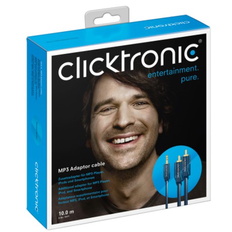 Clicktronic MP3 Adaptor Cable - 3M (70468) | Shopee Malaysia
