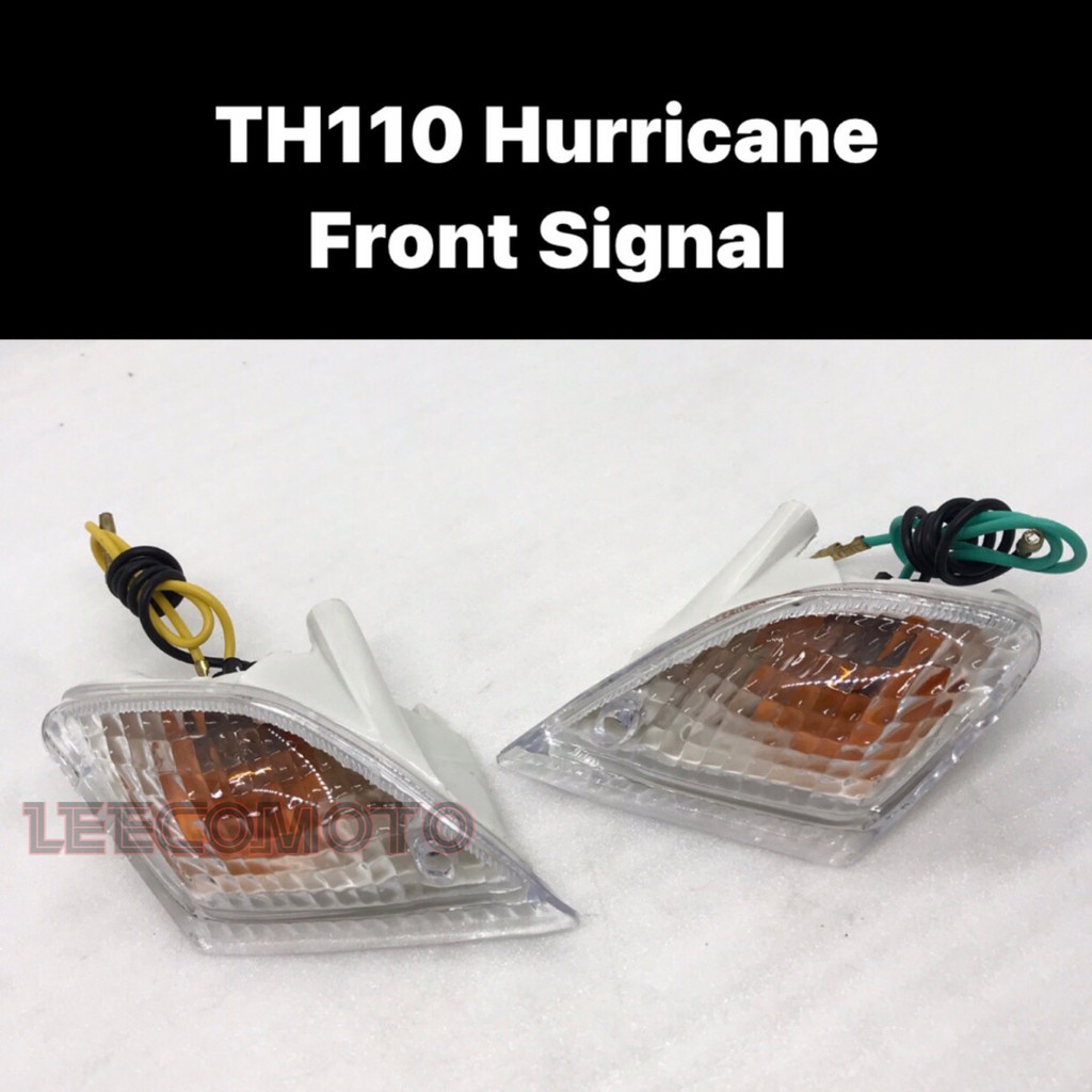 HONDA KAN FRONT SIGNAL ASSY - R/L SET (TL) // H110 TH110 HURRICANE ...